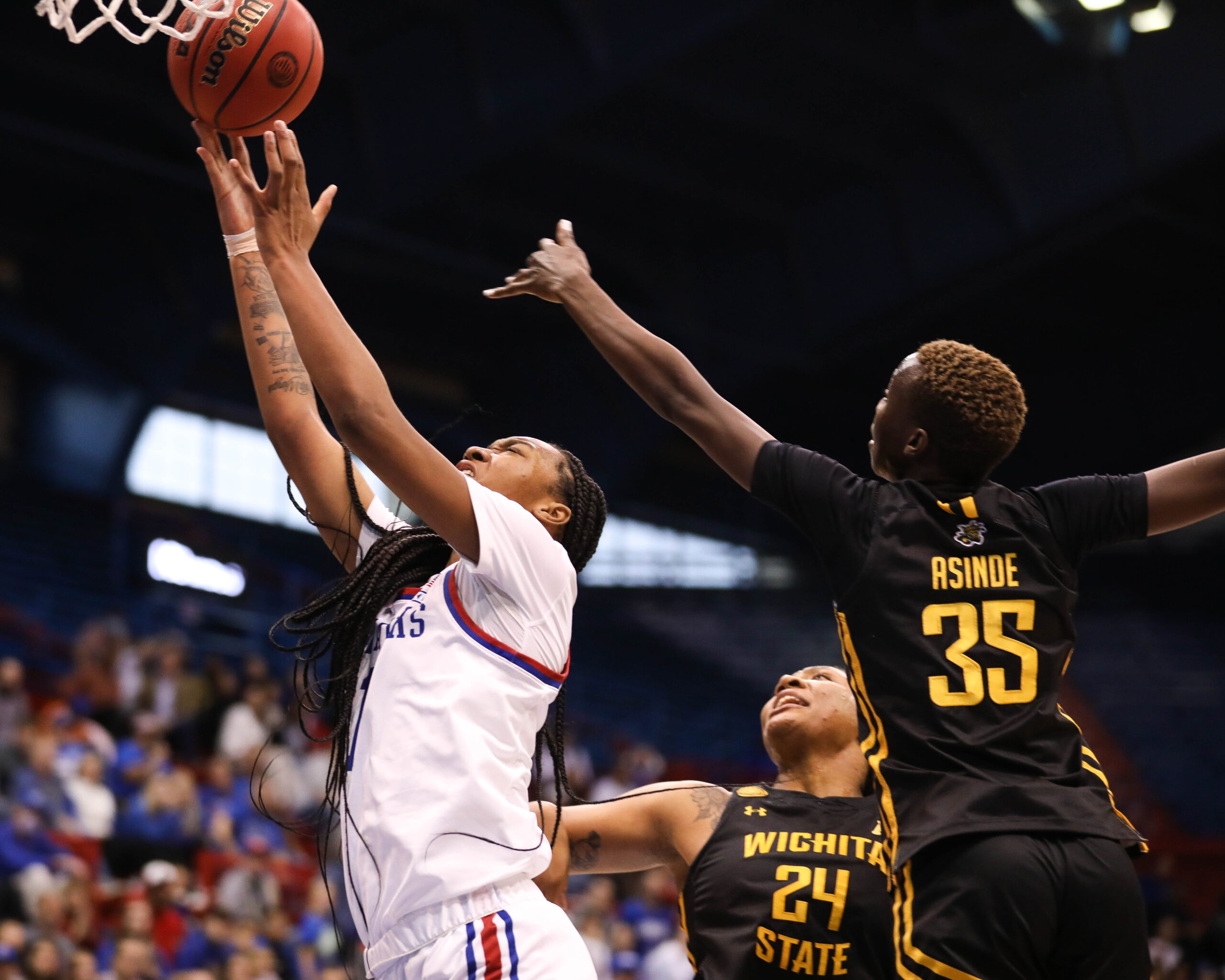 KU center Taiyanna Jackson named co-Big 12 player of the week; freshman ...